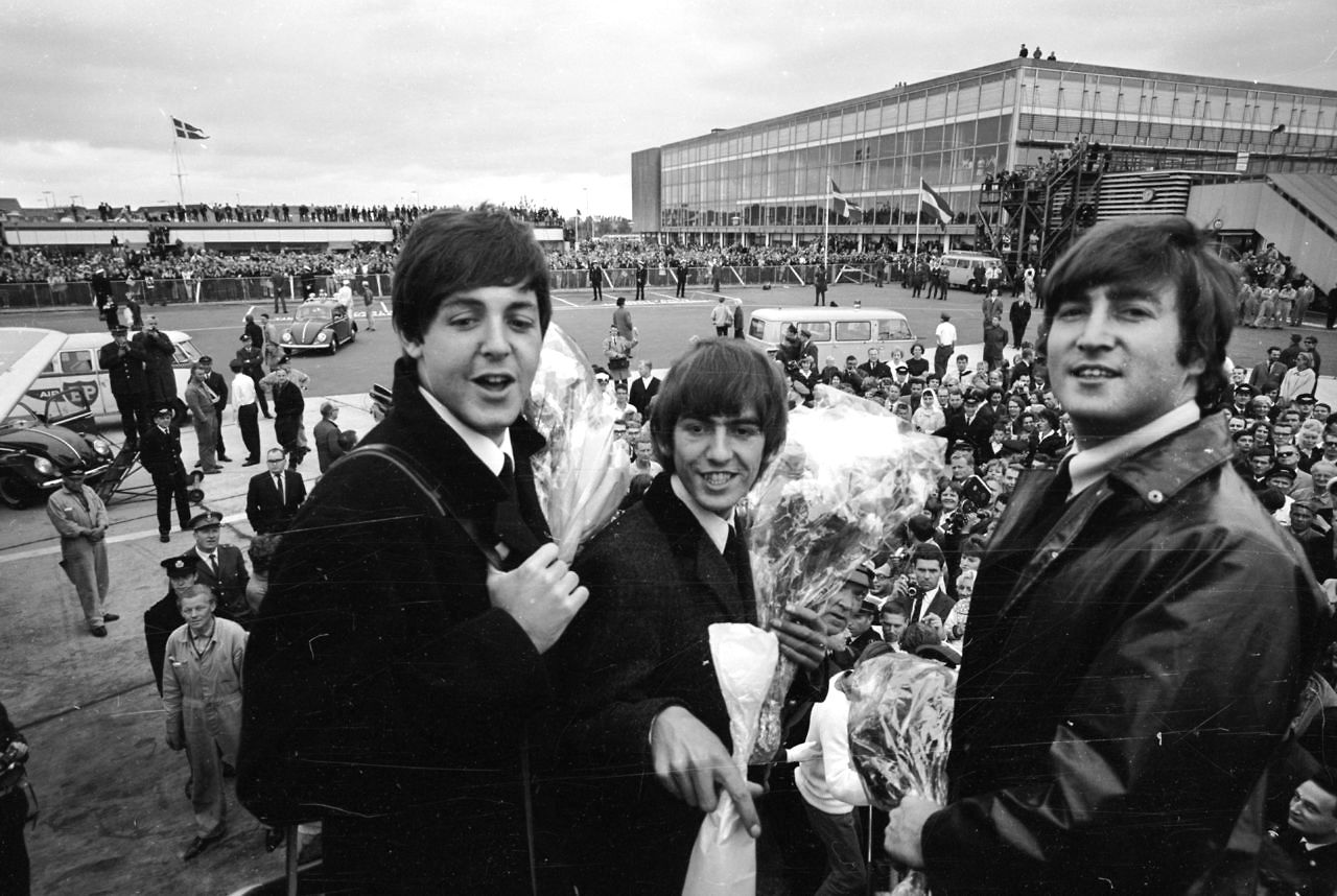 The Beatles concert at K.B. Hallen in Copenhagen on Jun 4, 1964