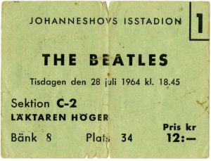 The Beatles concert at Johanneshovs Isstadion in Stockholm on Jul 28, 1964