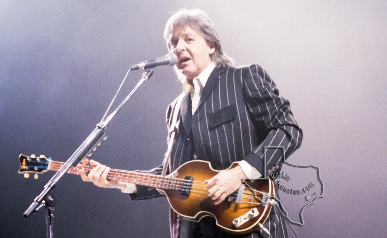 Paul McCartney concert at Astrodome in Houston on Apr 22, 1993 - The ...