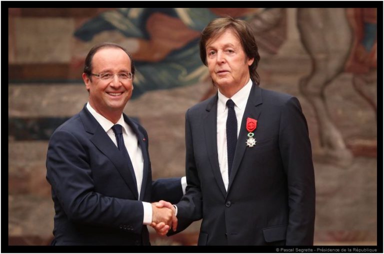 Paul McCartney awarded with The French Legion of Honour • The Paul ...