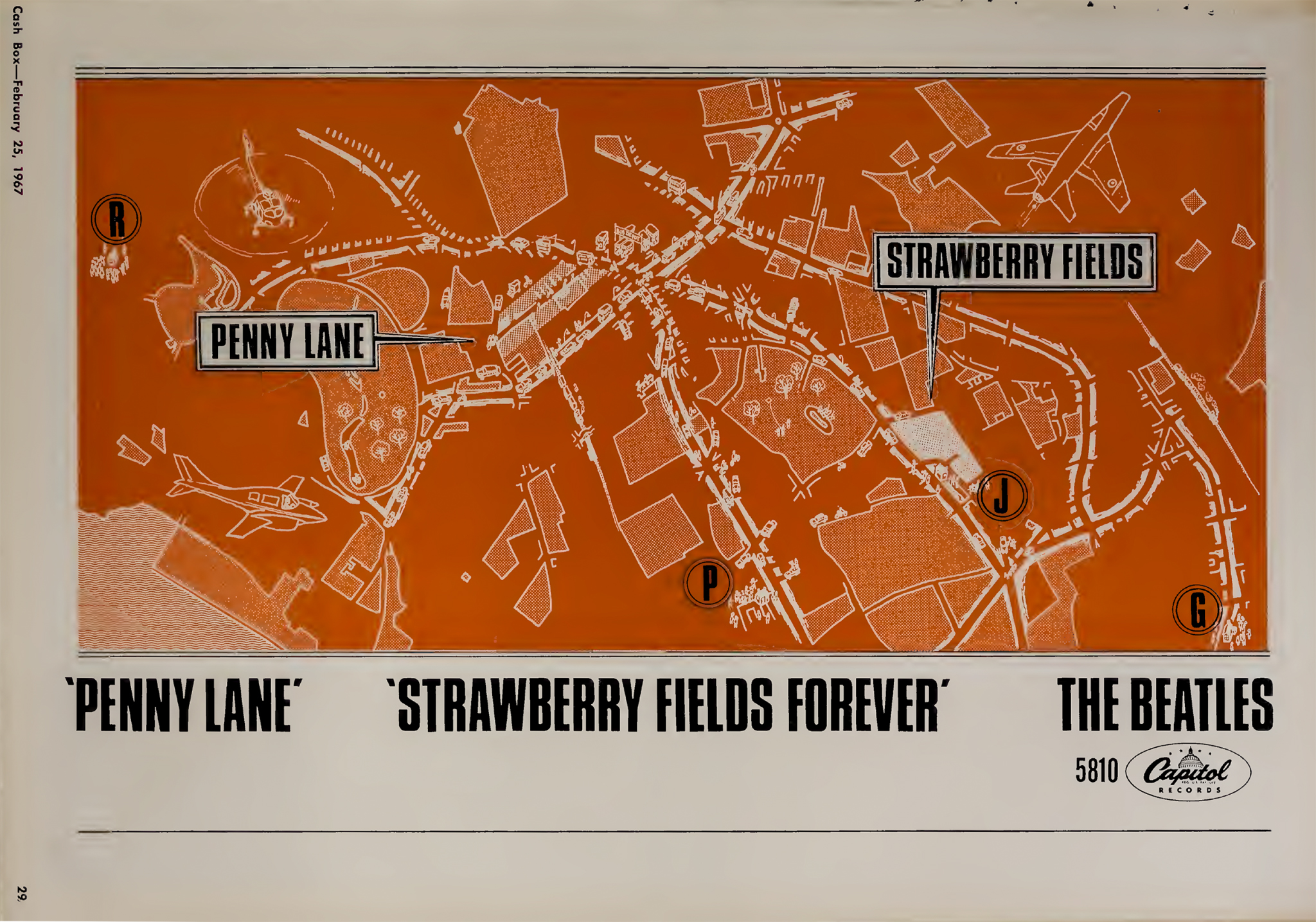 Strawberry Fields Forever / Penny Lane • Single by The Beatles