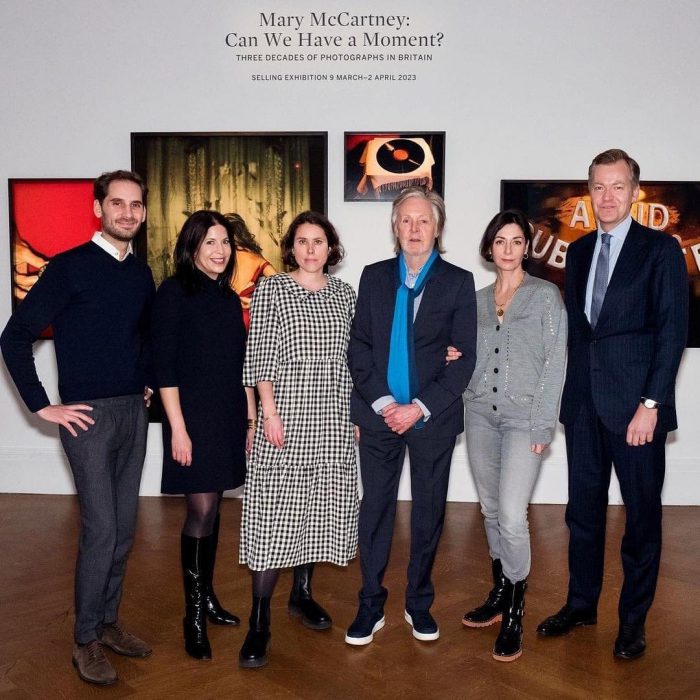 Paul at the opening of Mary McCartney's photo exhibition "Can We Have A ...