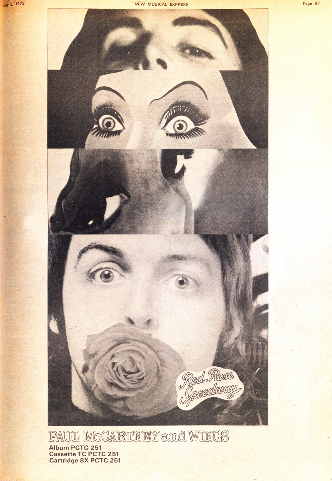 Red Rose Speedway • LP by Paul McCartney & Wings