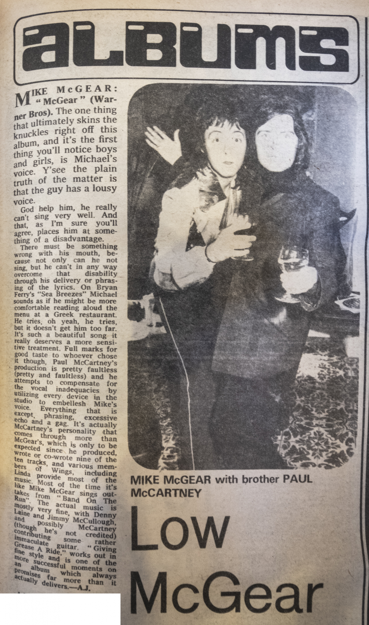 McGear • Official album by Mike McCartney / McGear