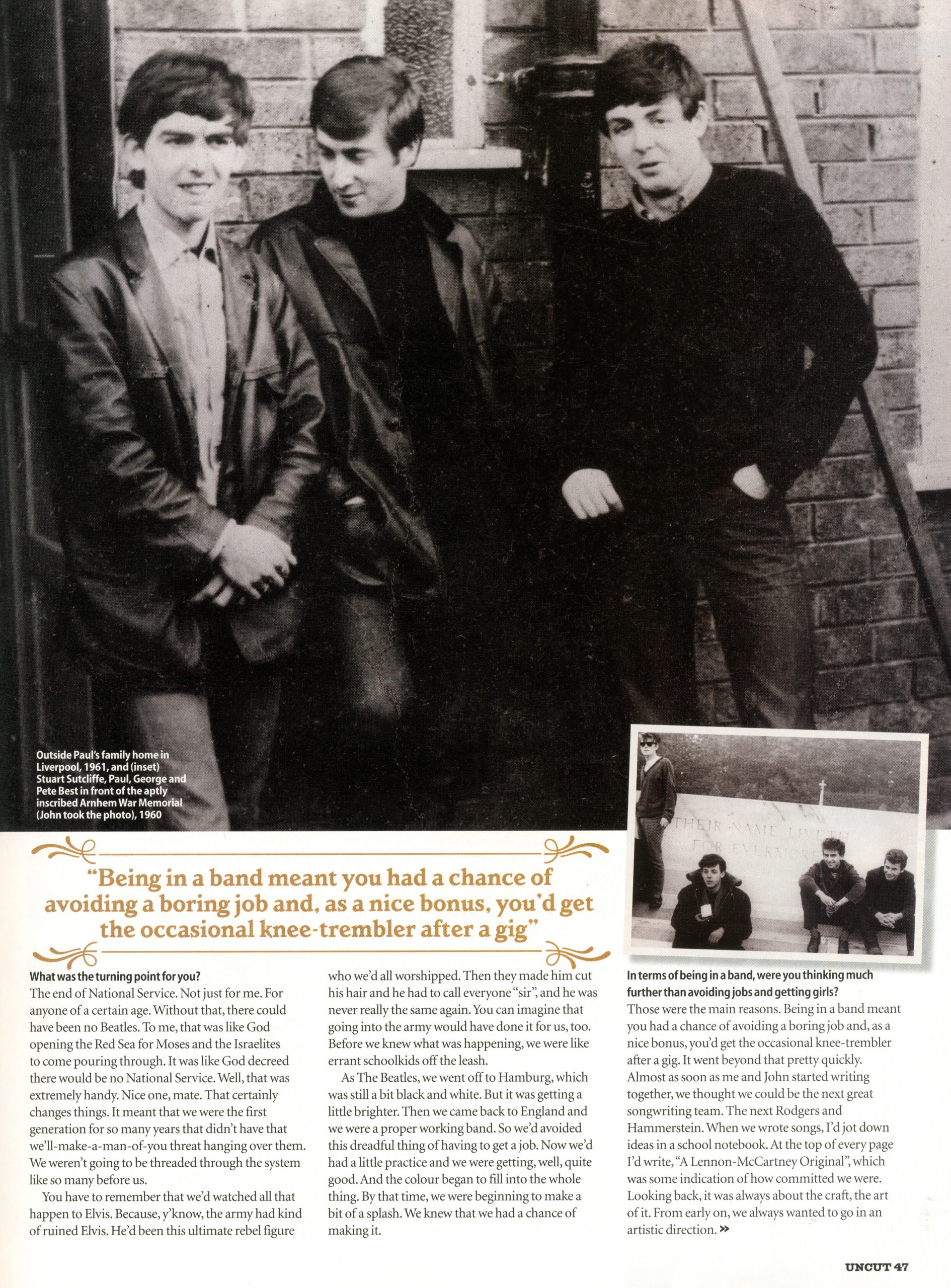 Press interview with Paul McCartney • July 2004 for UNCUT