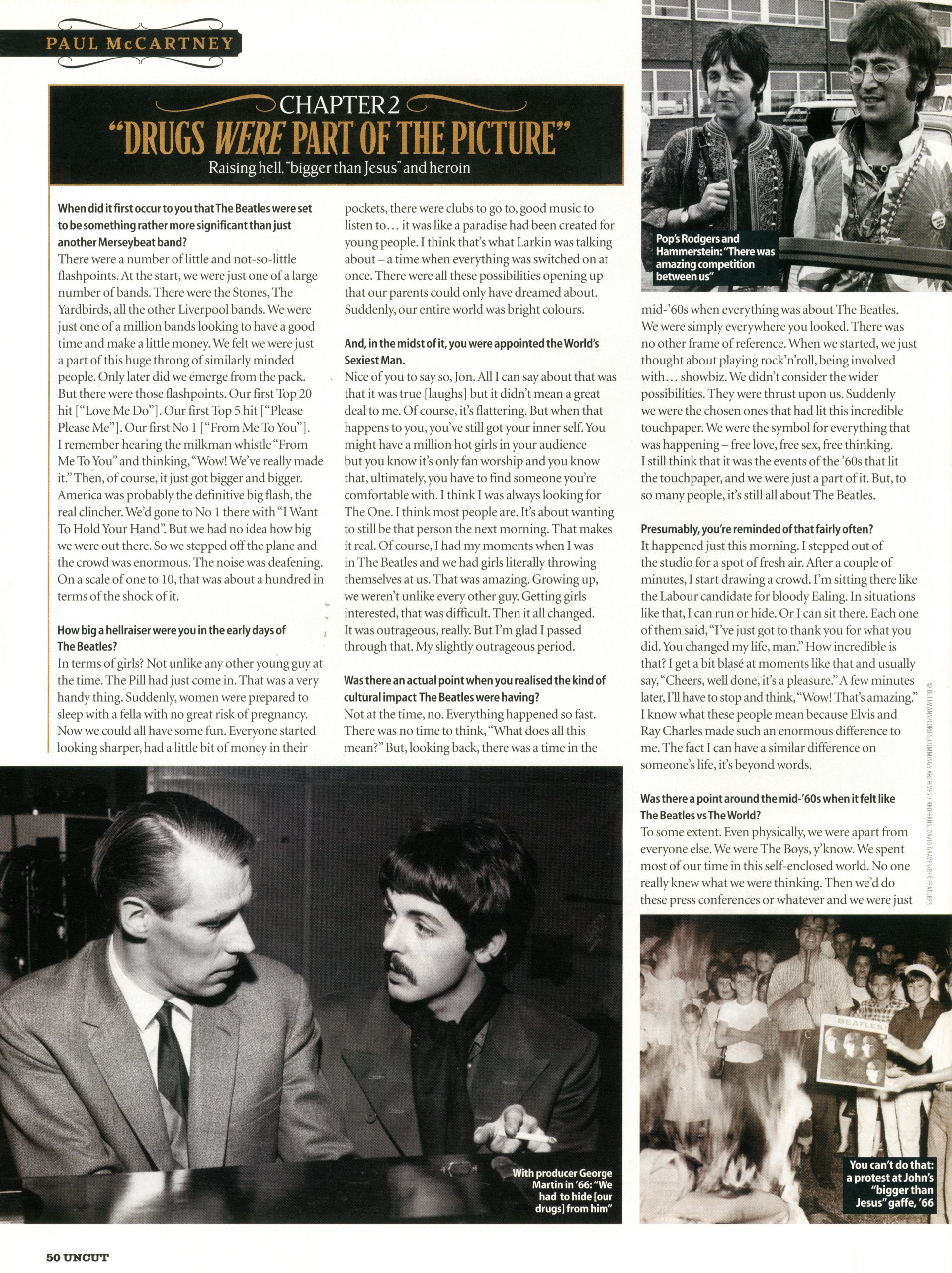 Press interview with Paul McCartney • July 2004 for UNCUT