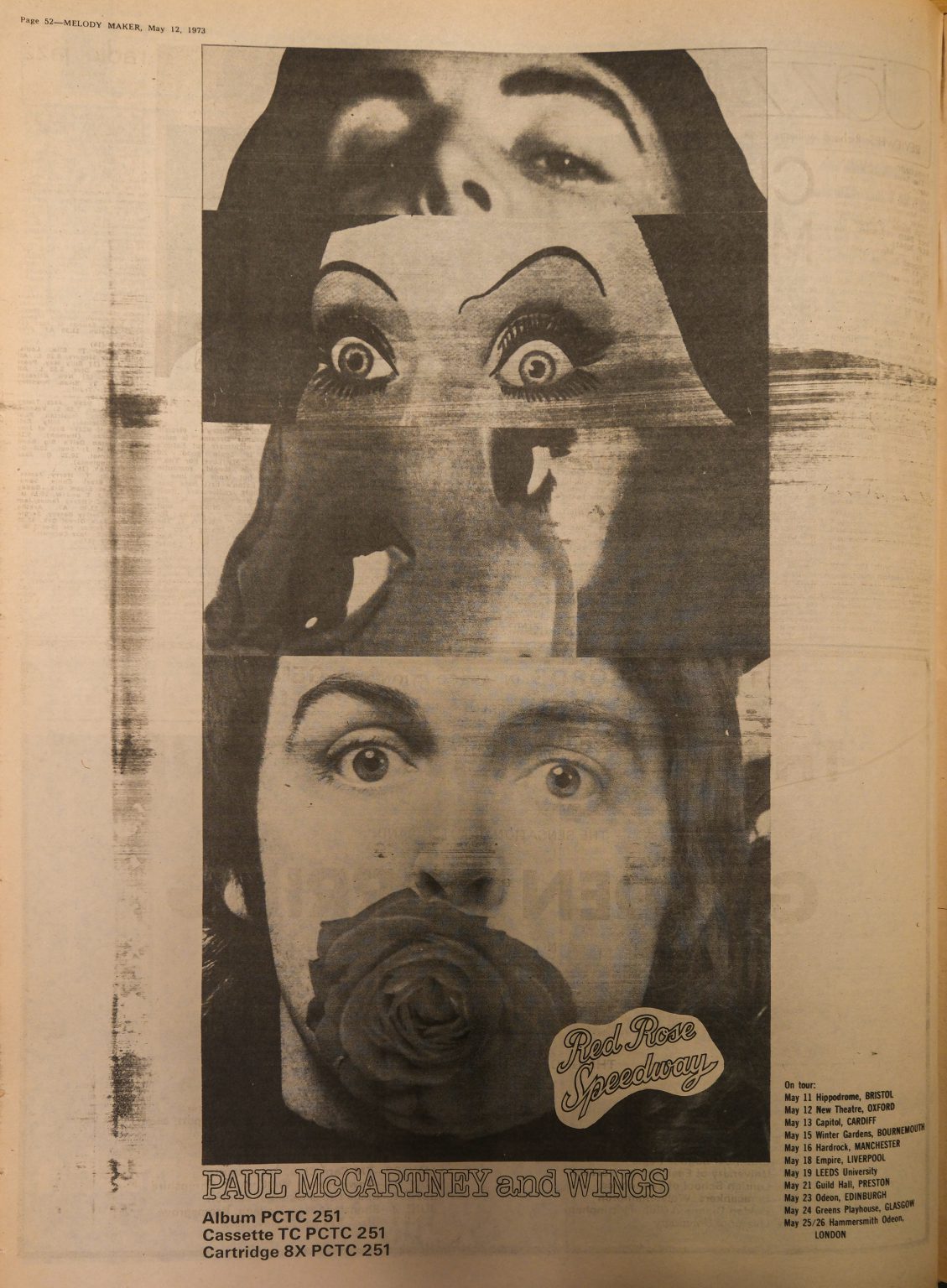 Red Rose Speedway • LP by Paul McCartney & Wings