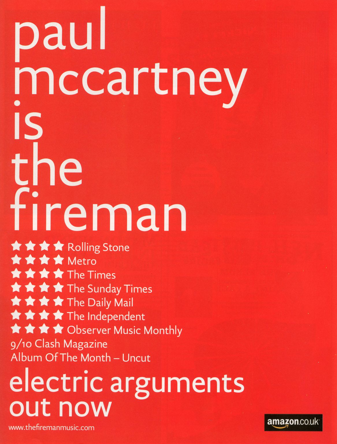 Electric Arguments • Official album by The Fireman