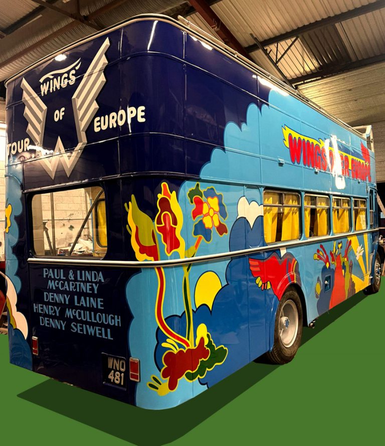 1972 Wings tour bus auctioned • The Paul McCartney Project