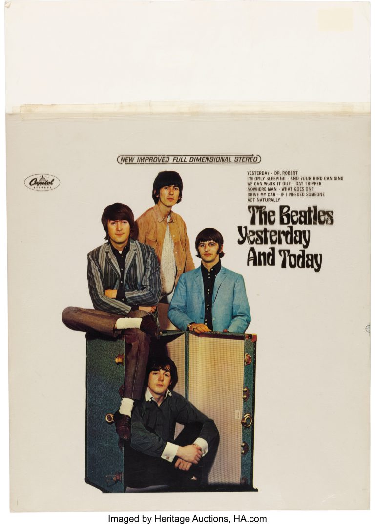 Designing the cover of "Yesterday And Today" • From the "butcher" cover ...