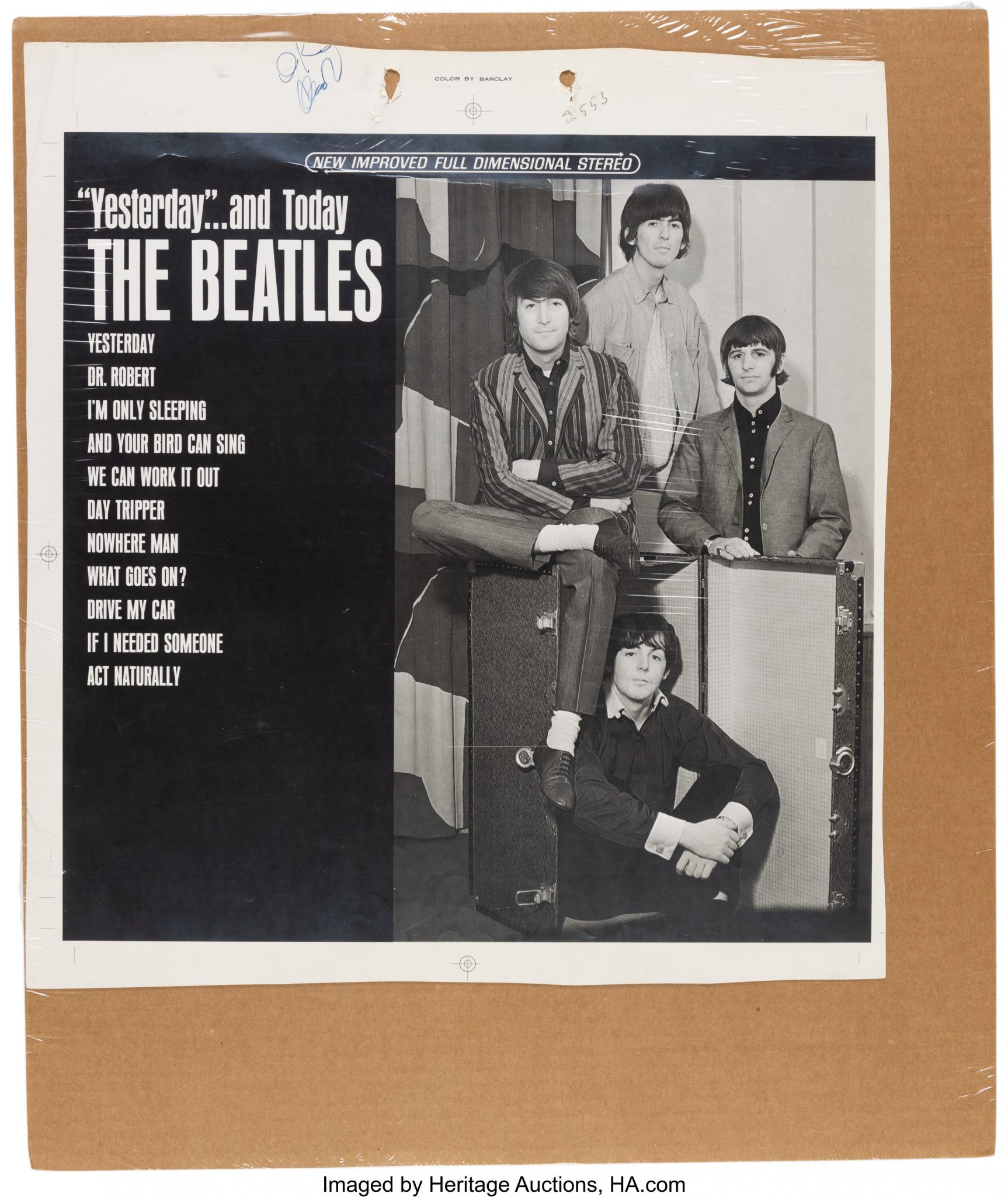 Designing the cover of "Yesterday And Today" • From the "butcher" cover ...
