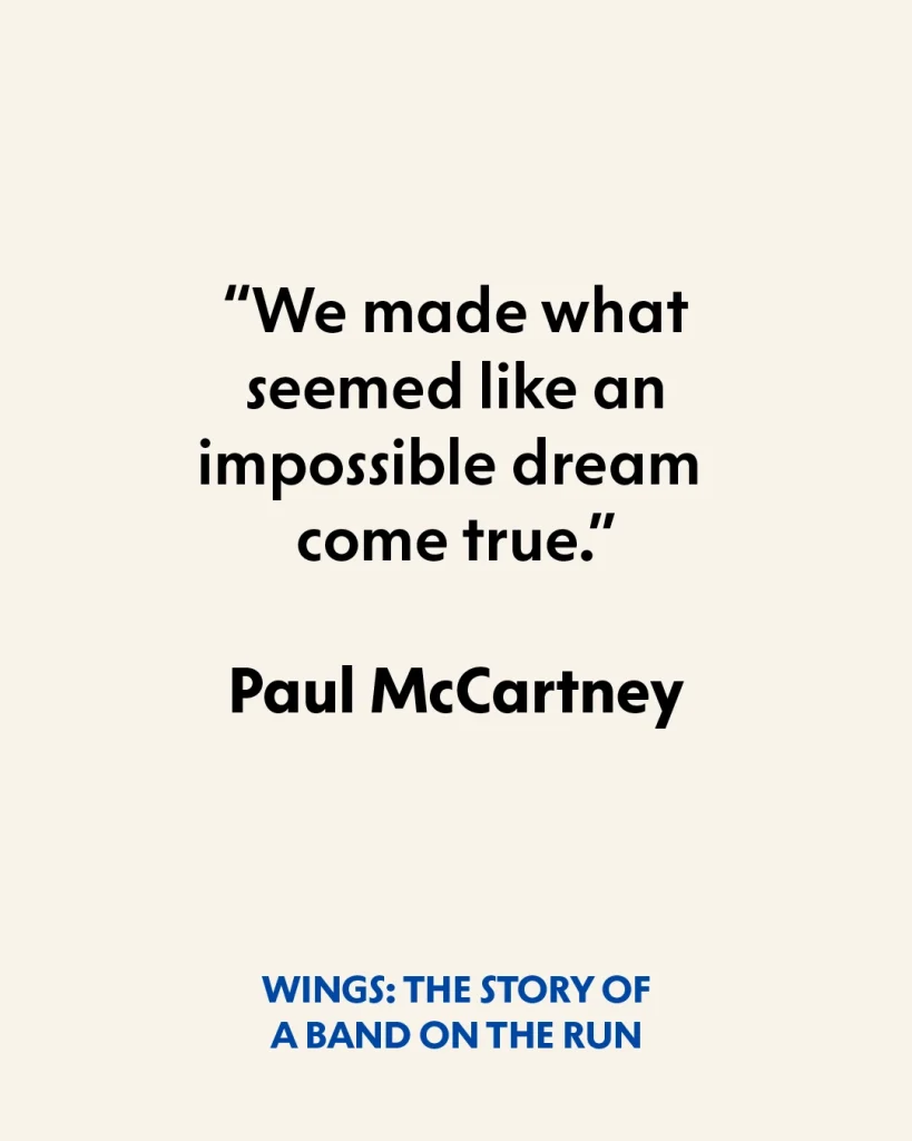 “Wings: The Story of a Band on the Run” book published • The Paul ...